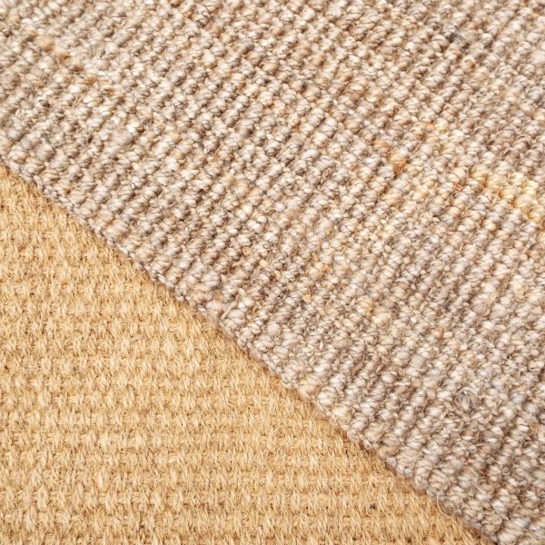 Bouclé Weave Hand Spun Natural Jute Rug - Coir Store
